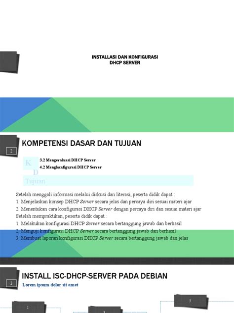 Konfigurasi Dhcp Server Pdf