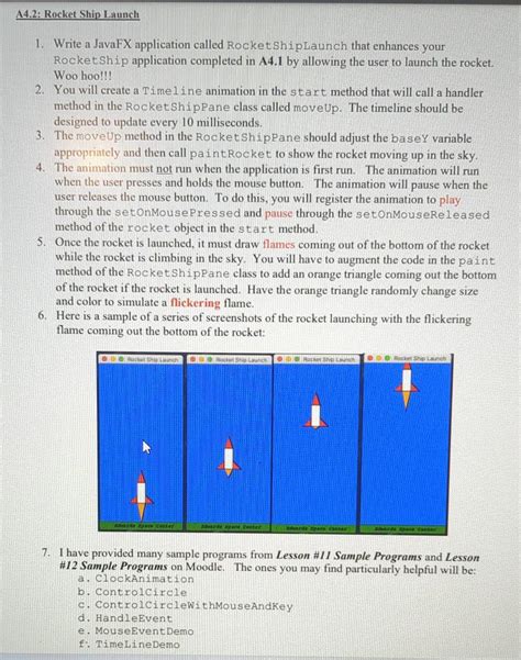 Solved 1 Write A Javafx Application Called Rocke Tsh Ip