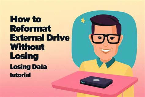 How To Reformat External Hard Drive Without Losing Data Tutorial