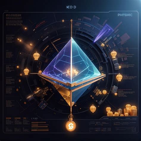 Premium Ai Image 3d Etherium Nft Cryptocurrency Graphic Chart