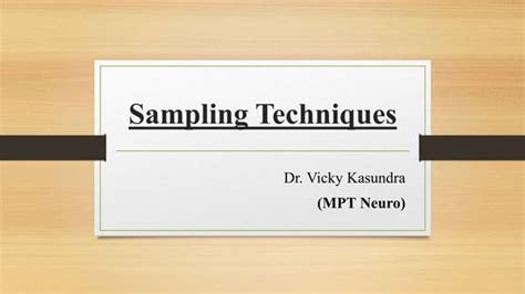 Introduction To Biostatistics And Types Of Sampling Methods Ppt