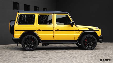 Crazy Color Yellow G63 Amg With Brabus Parts By Race Autoevolution