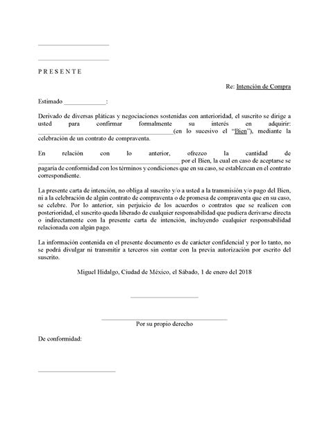 Carta De Intención ¿qué Es Y Para Qué Sirve Legalario