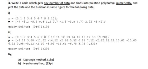 Solved 3 Write A Code Which Gets Any Number Of Data And Chegg Com