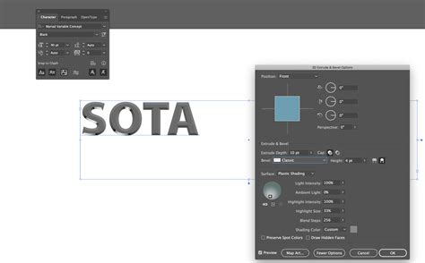 3d Extrude And Bevel Effect On Text Adobe Community 12096353
