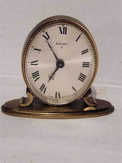 Swiza Alarm Clock From The 1960s Bronze Brass Plastic Catawiki
