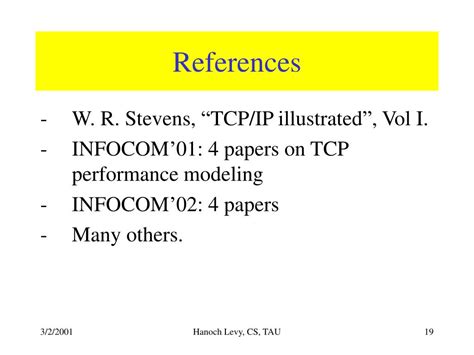 Ppt Tcp Behavior And Performance Powerpoint Presentation Free Download Id4569807