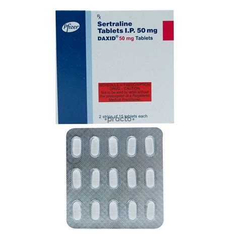 Sertraline 50mg Daxid 50 Mg Tablet 15 Tablets At ₹ 15924stripe In