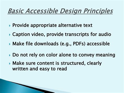 Ppt Universal Accessibility Online Breaking Barriers And Fostering