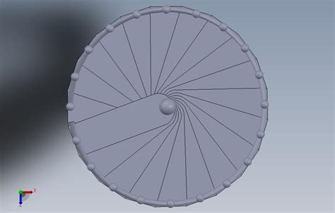旋转楼梯solidworks 2013模型图纸免费下载 懒石网