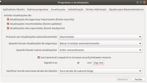 Atualizar Kernel Sem Precisar Reiniciar O Ubuntu 18 04