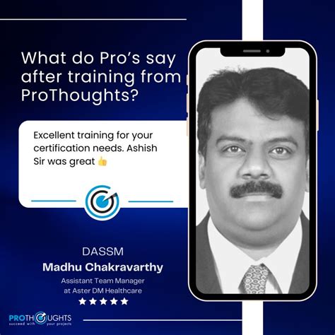 prothoughts solutions on linkedin meet madhu chakravarthy cpc pmp a project management
