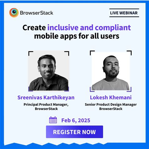Webinar 06 Feb 2025 Mobile Accessibility Building Inclusive Apps From
