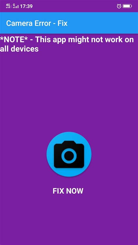 Camera Error Fix Quick Fix Apk For Android Download