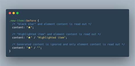 Alternative Text For CSS Generated Content Bram Us