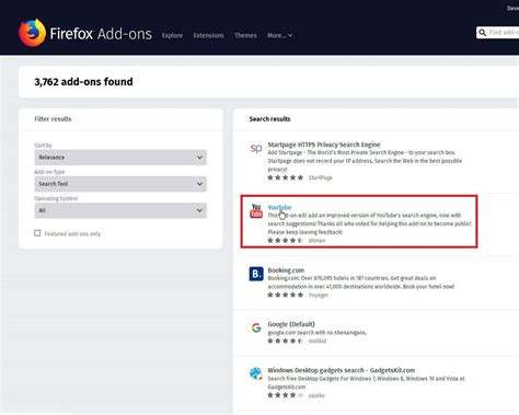 how to customize your firefox search controls
