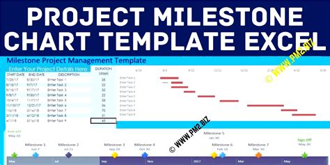 Project Milestone Template Excel