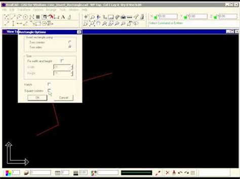 How To Draw Rectangles In CAD YouTube