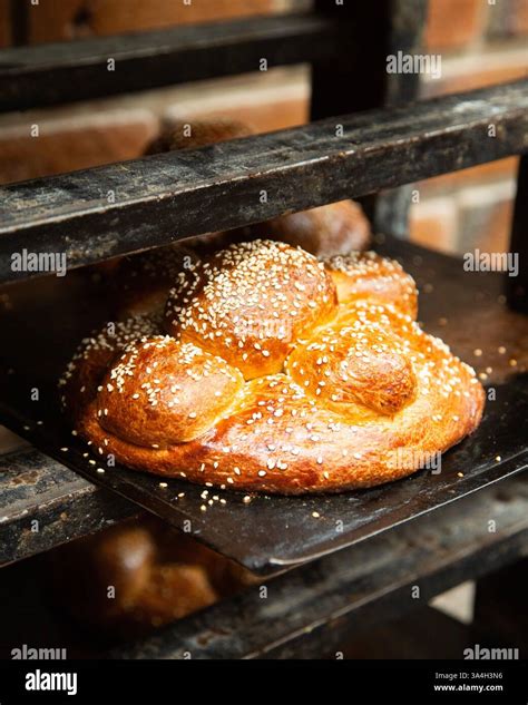 Traditional Mexican Bread Of The Dead For The Day Of The Dead