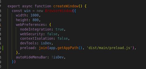 Adding Preload Script To Mainwindow · Issue 9 · Archergufast Vite