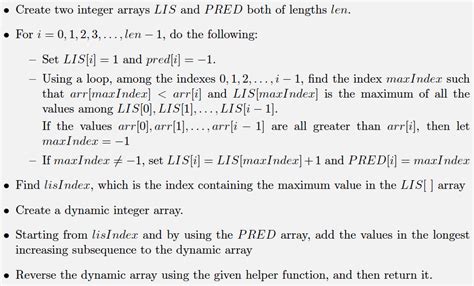 Solved Complete The Following Pseudo Code As A Java Method