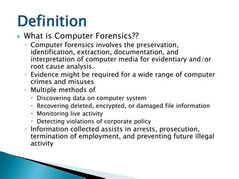 ppt computer forensics powerpoint presentation free download id 1630405