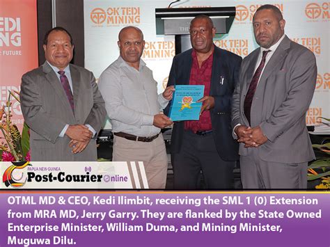 Otml Extends Special Mining Lease Sml 1 0 To 2042 Post Courier
