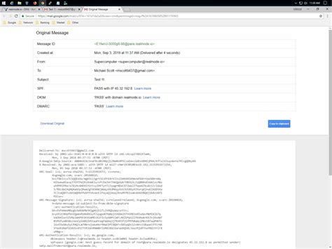 Email Why Is The Gmail Smtp Relay Server Ignoring Dkim Signing When Forwarding E Mails From My