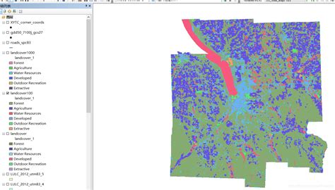 Gis Lab4 课程笔记 属性表分类，土地类型分类，要素转栅格，dem显示，extract By Maskgis怎么通过属性表查看用地类型