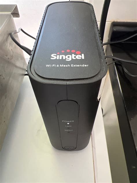 Singtel Wi Fi 6 Mesh Extender Computers And Tech Parts And Accessories Networking On Carousell