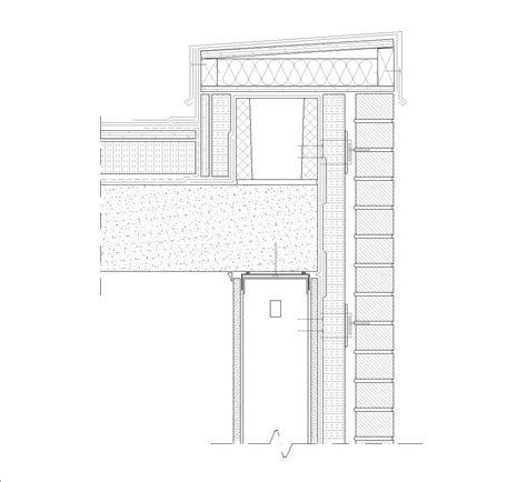 Connection Between Prefabricated Wall And Roof Slab Dwg Cad Detail