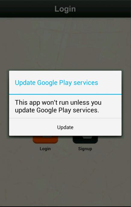 Android This App Won T Run Unless You Update Google Play Services