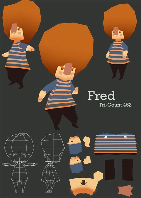 Binntin Fred Model Sheet Binntin Fred Model Sheet