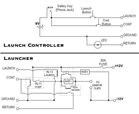 Model Rocket Launch Controller Circuit