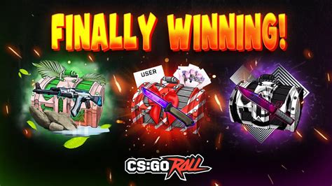 Finally Winning On Csgoroll Youtube