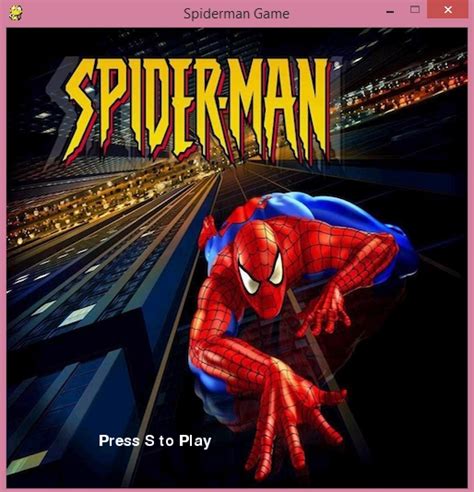 Spiderman Game In Python