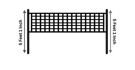 Badminton Net Dimensions Easy Guide With Detailed Drawings