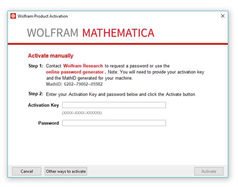 Respuestas Rápidas De Soporte Wolfram ¿cómo Activar Mathematica Manualmente