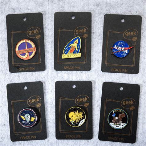 Space Apollo 13 Pins — Heebie Jeebies Usa