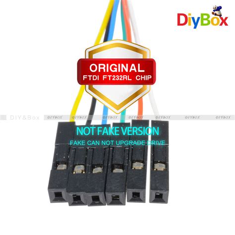 6pin 1m Cable Original Ftdi Ft232rl Usb To Ttl Rs232 Ubuy India