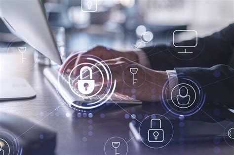 premium photo a programmer is typing a code on computer to protect a cyber security from