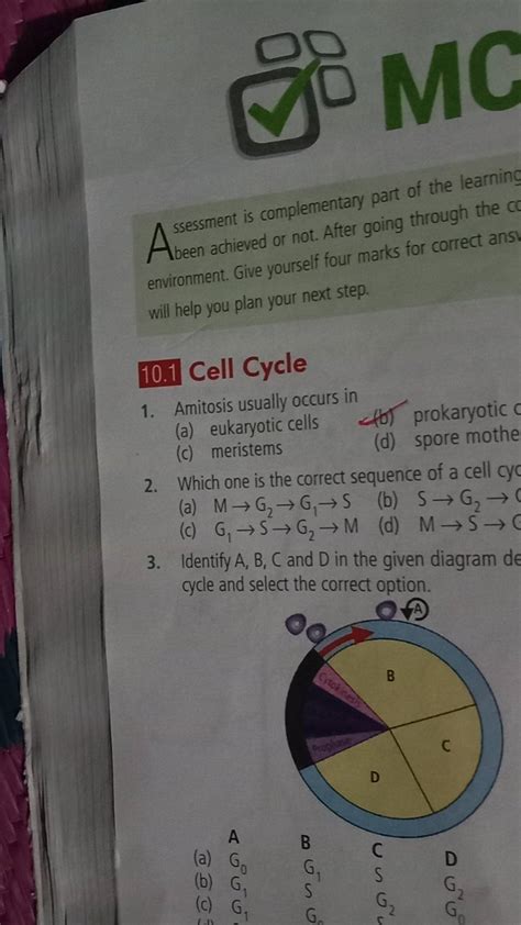 identify a b c and d in the given diagram de cycle and select the correct