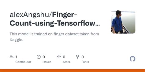 Github Alexangshufinger Count Using Tensorflow And Python This
