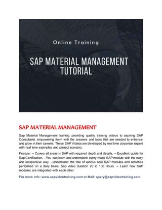 Sap Material Management PDF