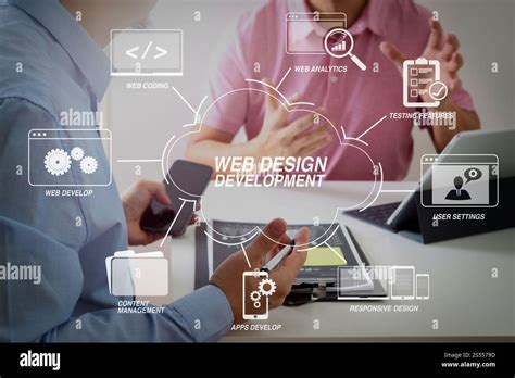 Developing Programming And Coding Technologies With Website Design In Virtual Diagram