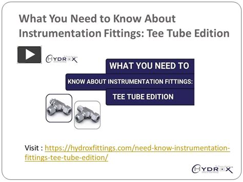 Ppt What You Need To Know About Instrumentation Fittings Tee Tube