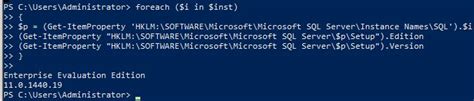How Do I Check For The Sql Server Version Using Powershell Stack Overflow