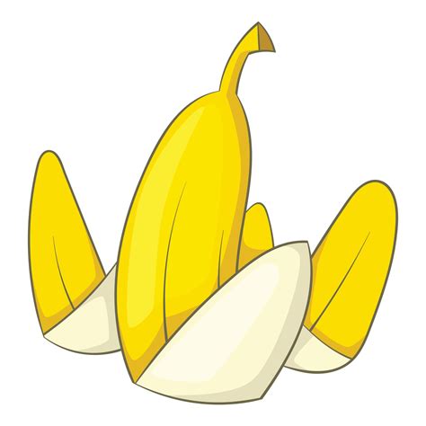 Banana Peel Icon Cartoon Style 15076236 Vector Art At Vecteezy