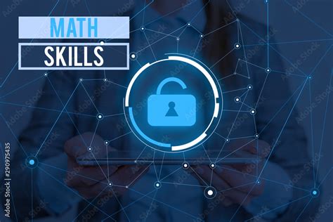 Writing Note Showing Math Skills Business Concept For Starting To