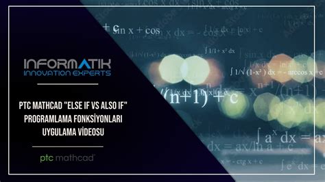 Ptc Mathcad Else If Vs Also If Programlama Fonksiyonları Uygulama